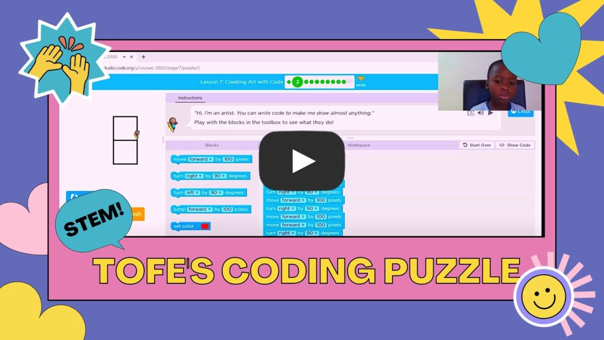 eduSTEMlab: Sean Builds SpongeBob In Minecraft