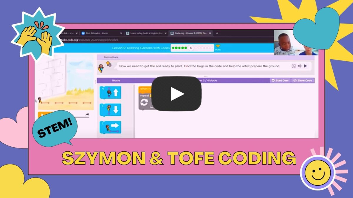 eduSTEMlab: Szymon Blowing Up Creepers In Minecraft