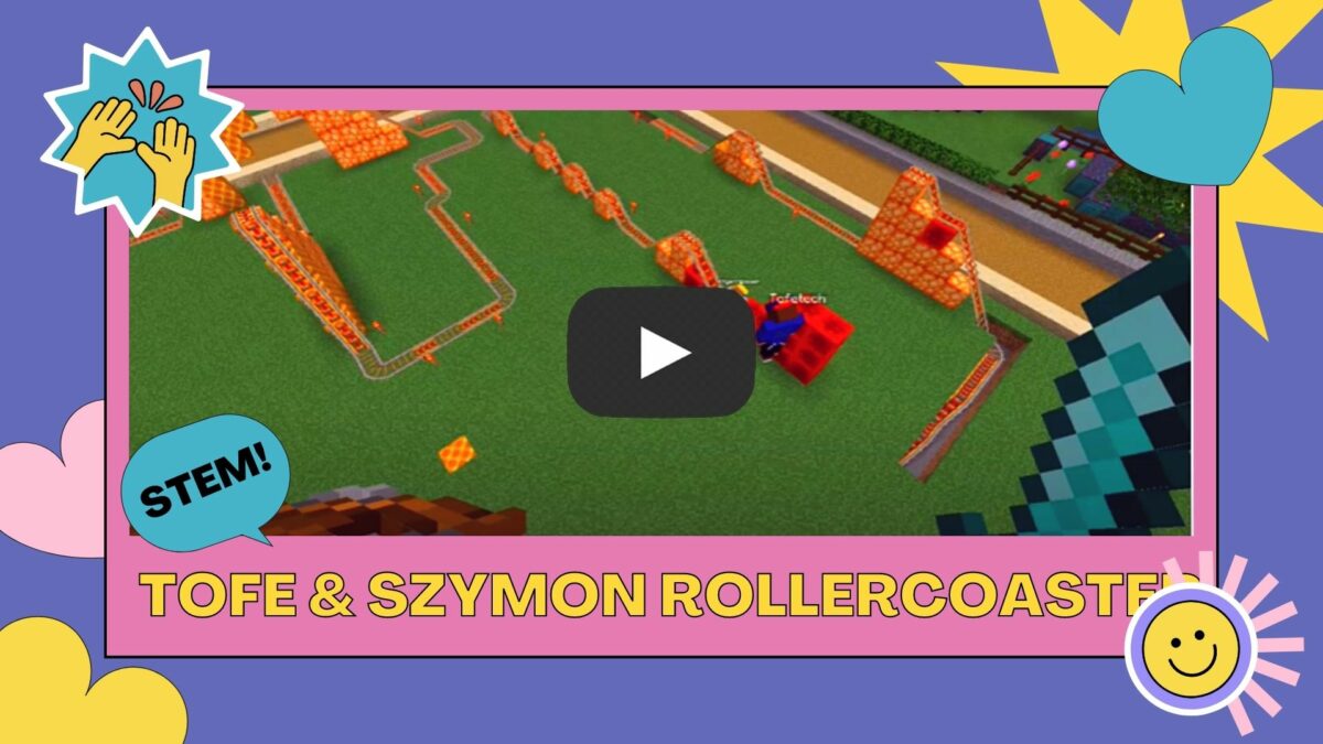 eduSTEMlab: Szymon Blowing Up Creepers In Minecraft