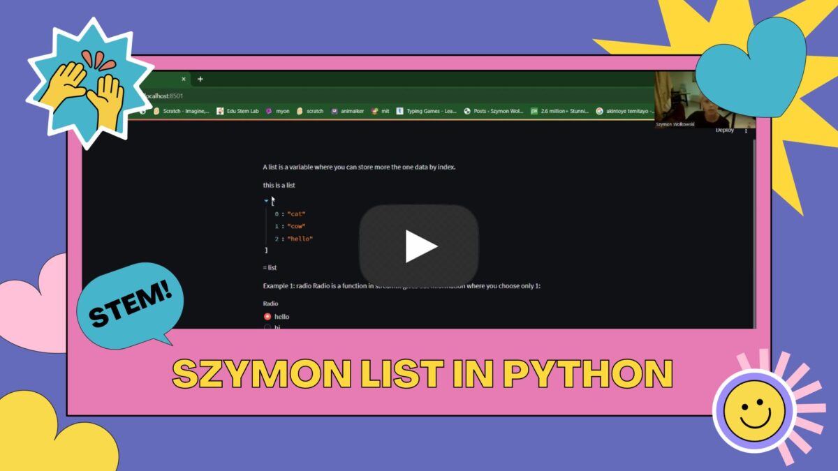 eduSTEMlab: Congratulations Michelle! Python Certified Entry Programmer