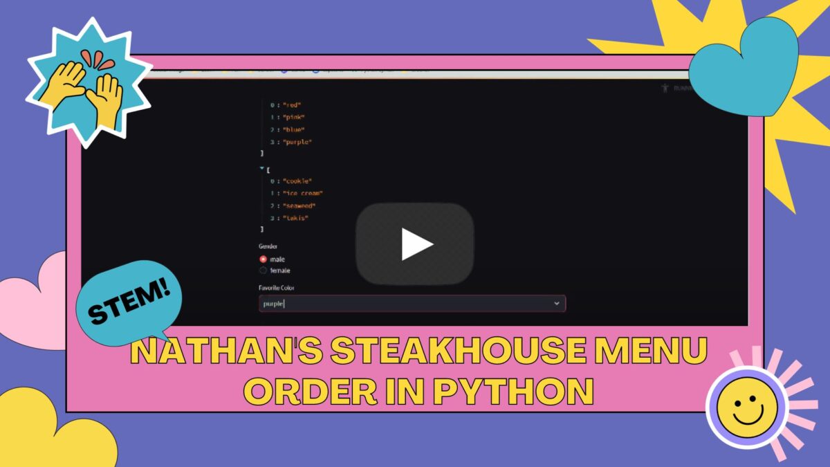 eduSTEMlab: Jayden Draws 5 with Python Turtle